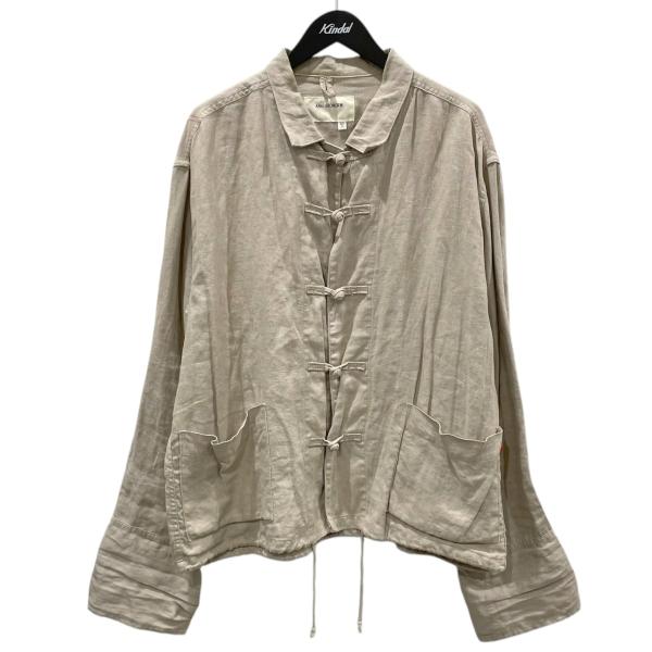 アナクロノーム anachronormリネンチャイナジャケット ROLL UP SLEEVES CHINA COVERALL SHIRTS ロールアップスリーブス チャイナカバーオールシャツ AN219【ランク】「中古品・比較的綺麗な商品」...