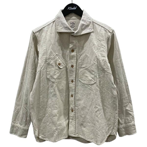 ダッパーズ DAPPER’S長袖シャツ【ランク】「中古品・比較的綺麗な商品」【詳細説明】ダッパーズの長袖シャツです。【M/L/U】メンズ【表記サイズ】38【詳細サイズ】着丈：約69ｃｍ肩幅：約43ｃｍ袖丈：約58ｃｍ身幅：約54ｃｍ裾幅：約...