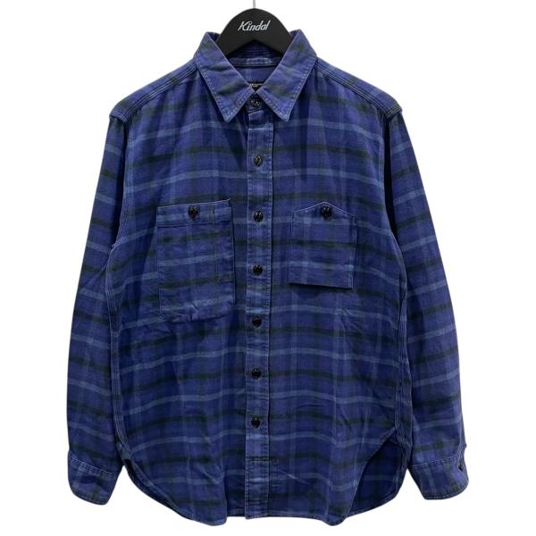 エンジニアドガーメンツ Engineered Garmentsチェック柄シャツ Work Shirt - Cotton Plaid Flannel ワークシャツ コットンプレイドフランネル【ランク】「中古品・汚れ、ダメージのある商品」【詳細...