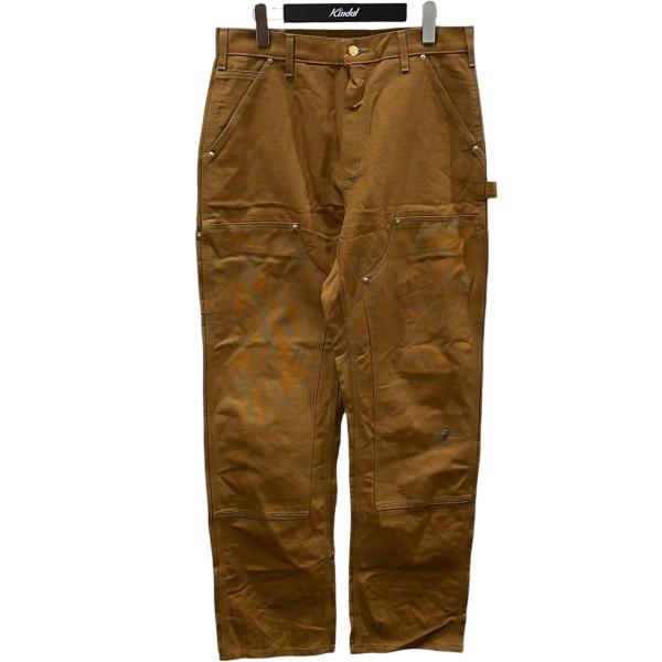 カーハート CarHarttダブルニーパンツ Loose Fit Firm Duck Double-Front Utility Work Pant ルーズフィット ファームダック ダブルフロントユーティリティワークパンツ B01【ランク】「...