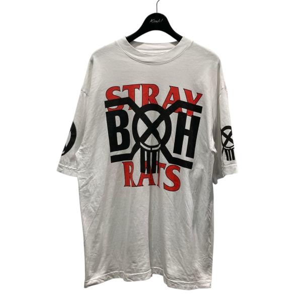 バウンディハンター BOUNTY HUNTER×STRAY RATS24AW RODENTICIDE TEE WHITE プリントTシャツ【ランク】「中古品・比較的綺麗な商品」【詳細説明】バウンディハンターの24AW RODENTICIDE...