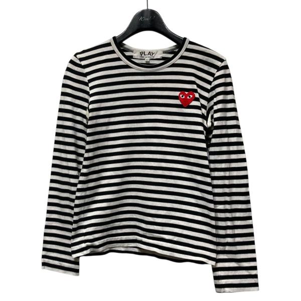 プレイコムデギャルソン PLAY COMME des GARCONSボーダーカットソー AZ-T163【ランク】「中古品・汚れ、ダメージのある商品」【詳細説明】プレイコムデギャルソンのボーダーカットソー AZ-T163です。【M/L/U】レ...