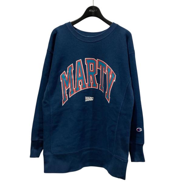 チャンピオンリバースウィーブ Champion REVERSE WEAVE×BACK TO THE FUTUREロゴプリントスウェット C8-S043【ランク】「中古品・比較的綺麗な商品」【詳細説明】チャンピオンリバースウィーブのロゴプリン...