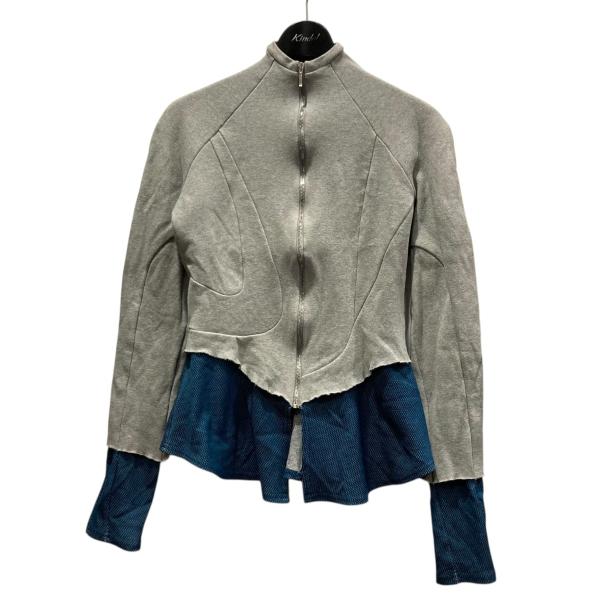 メインラインラスフォルカデ Mainline： RUS／Fr．CA／DEレイヤードスウェットジップジャケット【ランク】「中古品・比較的綺麗な商品」【詳細説明】メインラインラスフォルカデのレイヤードスウェットジップジャケットです。【M/L/U...