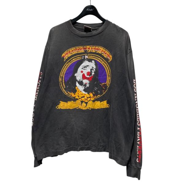 セントマイケル SAINT MICHAEL×BORN X RAISEDピエロプリント長袖Tシャツ SM-YS1-0000-C40【ランク】「中古品・比較的綺麗な商品」【詳細説明】セントマイケルのピエロプリント長袖Tシャツ SM-YS1-00...