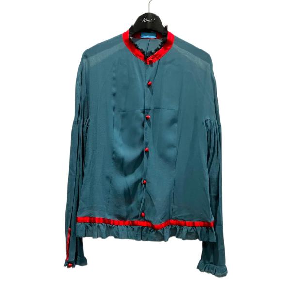 アンダーカバー UNDERCOVERシルクシャツ UCT1403【ランク】「中古品・比較的綺麗な商品」【詳細説明】アンダーカバーのシルクシャツ UCT1403です。【M/L/U】レディース【表記サイズ】1【詳細サイズ】着丈：約52ｃｍ裄丈：...