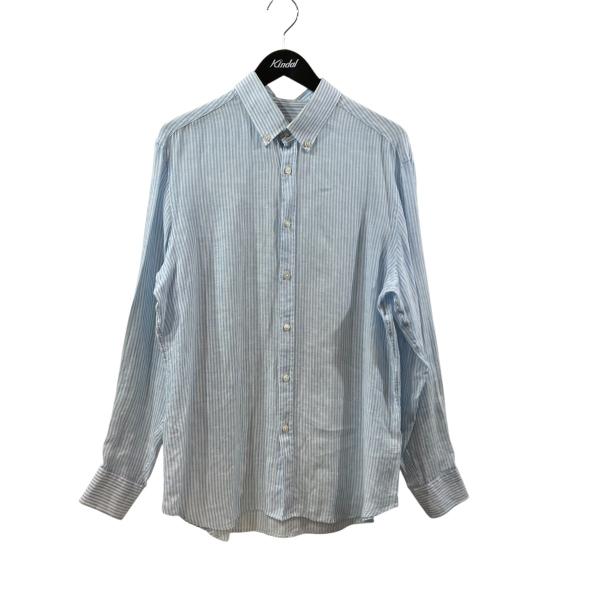 アルコディオ ARCODIOストライプ 長袖シャツ【ランク】「中古品・汚れ、ダメージのある商品」【詳細説明】アルコディオのストライプ 長袖シャツです。【M/L/U】メンズ【表記サイズ】41【詳細サイズ】着丈：約77ｃｍ肩幅：約45ｃｍ袖丈：...