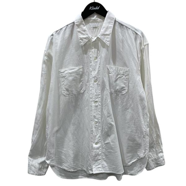 フィグベルメイクス PHIGVEL MAKERSコットンリネンシャツ CHAMBRAY WORKADAY LS SHIRT シャンブレー ワーカデイ ロングスリーブシャツ PMAR-LS03【ランク】「中古品・比較的綺麗な商品」【詳細説明】...