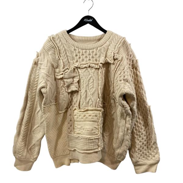 シュタイン steinOVERSIZED INTERLACED CABLE KNIT LS ケーブルニット ST．319【ランク】「中古品・比較的綺麗な商品」【詳細説明】シュタインのOVERSIZED INTERLACED CABLE KN...
