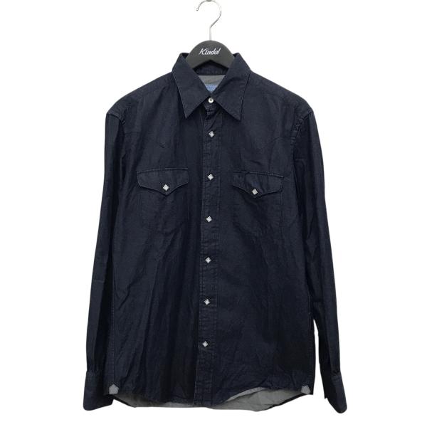 エストネーション ESTNATIONデニムウエスタン デニムシャツ 32-200-10-080098【ランク】「中古品・比較的綺麗な商品」【詳細説明】エストネーションのデニムウエスタン デニムシャツ 32-200-10-080098です。【...