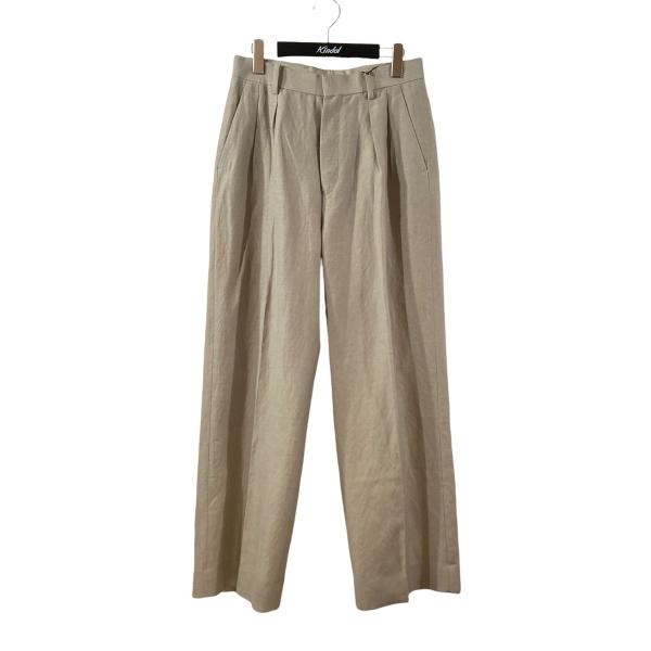 ニッキエッセンシャルピーシーズ Nikki ESSENTIAL PIECESW Li 2tuck Wide Tapered Trousers スラックスパンツ NEP-SS2503M【ランク】「中古品・比較的綺麗な商品」【詳細説明】ニッキエ...