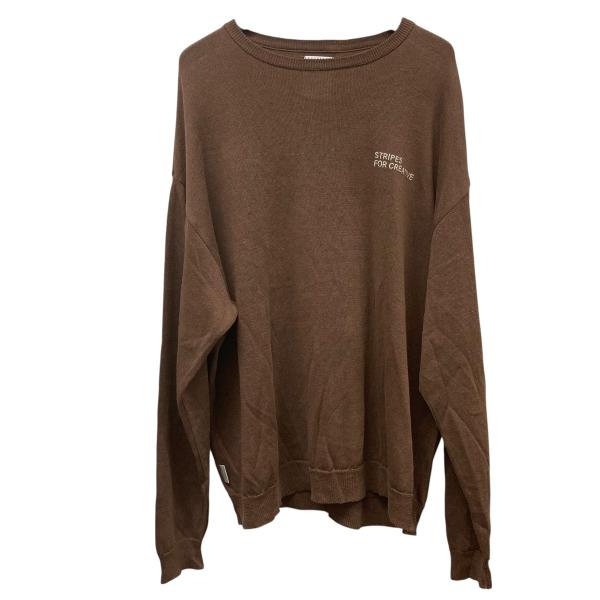 ストライプ フォー クリエイティブ Stripes For Creativeロゴ刺しゅうリネンニット【ランク】「中古品・比較的綺麗な商品」【詳細説明】ストライプ フォー クリエイティブのロゴ刺しゅうリネンニットです。【M/L/U】メンズ【表...