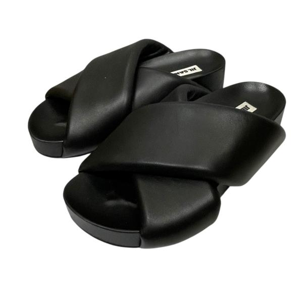ジルサンダー JIL SANDERクロスバンドサンダル【ランク】「中古品・比較的綺麗な商品」【詳細説明】ジルサンダーのクロスバンドサンダルです。【M/L/U】レディース【表記サイズ】表記無し【詳細サイズ】全高　　　：約10ｃｍソール全長：約...