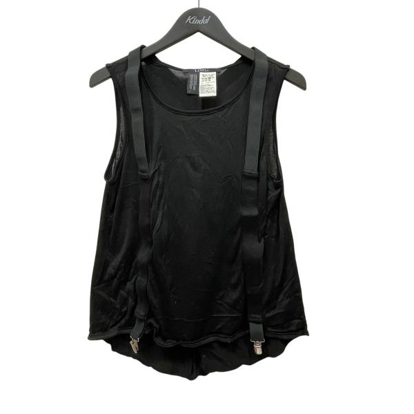 リミフゥ LIMI feuPARALLELED PLAIN STITCH SUSPENDER TANK TOP ベルテッドメッシュノースリーブカットソー LP-T16-040【ランク】「中古品・比較的綺麗な商品」【詳細説明】リミフゥのPAR...