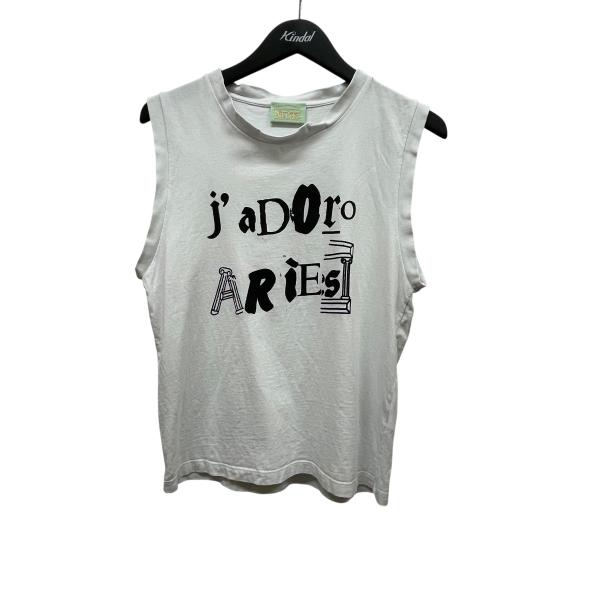 アリーズ ARIESJ’adoro Aries Ransom Shrunken Vest プリントタンクトップ SUAR40800【ランク】「中古品・比較的綺麗な商品」【詳細説明】アリーズのJ’adoro Aries Ransom Shru...
