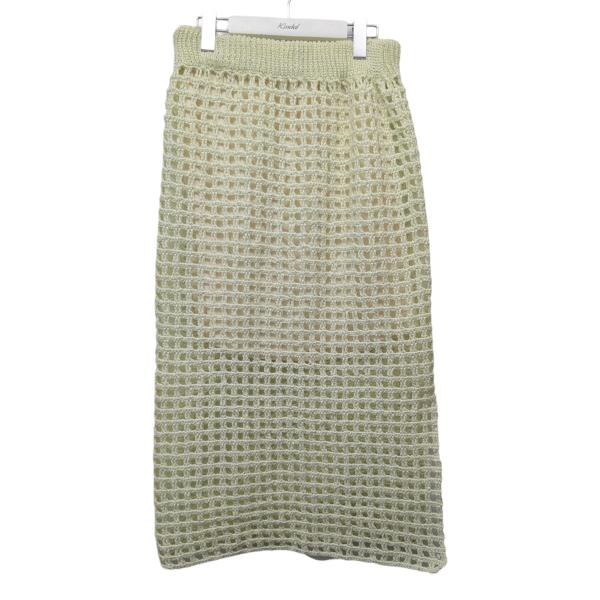 メゾンスペシャル MAISON SPECIALSquare Mesh Knit Skirt スクエアメッシニットスカート 21221515103【ランク】「中古品・比較的綺麗な商品」【詳細説明】メゾンスペシャルのSquare Mesh Kn...