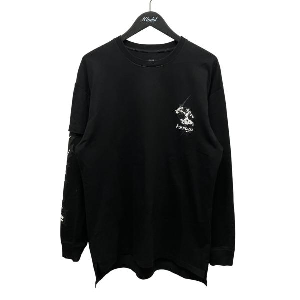 アクロニウム ACRONYMレイヤードプリントロングカットソー【ランク】「中古品・比較的綺麗な商品」【詳細説明】アクロニウムのレイヤードプリントロングカットソーです。【M/L/U】メンズ【表記サイズ】S【詳細サイズ】着丈：約74ｃｍ肩幅：約...