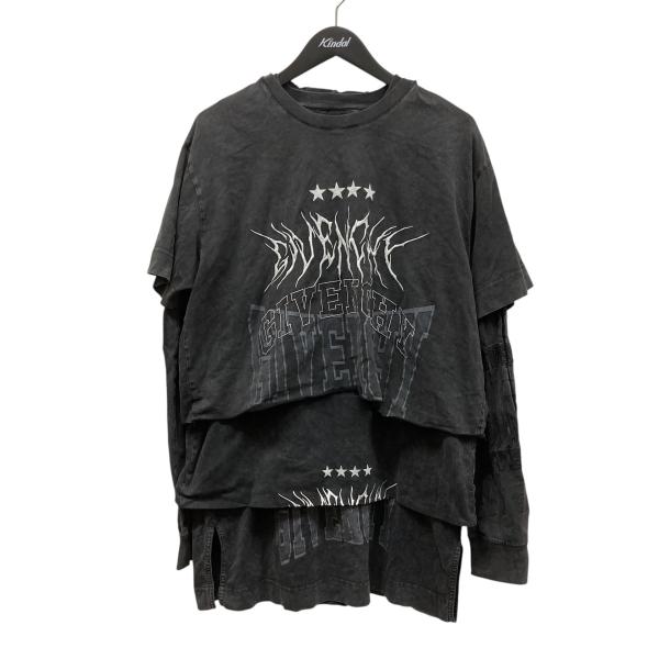 ジバンシィ GIVENCHYOverlapped Embroidered Tee レイヤードカットソー BM71FC3Y8T【ランク】「中古品・比較的綺麗な商品」【詳細説明】ジバンシィのOverlapped Embroidered Tee ...