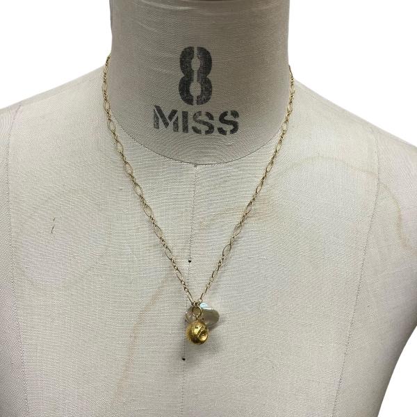 アリギエーリ Alighieri淡水パールネックレス【ランク】「中古品・比較的綺麗な商品」【詳細説明】アリギエーリの淡水パールネックレスです。【M/L/U】レディース【表記サイズ】ONE SIZE【詳細サイズ】全長　　：約44．0ｃｍトップ...