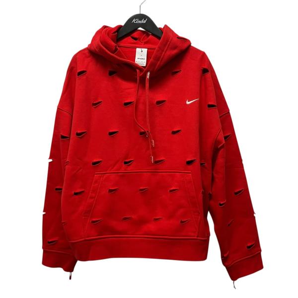 ジャックムス×ナイキ JACQUEMUS×NIKENrg He L S Hoodie ロゴ穴空きプルオーバーパーカー FJ3482-657【ランク】「中古品・比較的綺麗な商品」【詳細説明】ジャックムス×ナイキのNrg He L S Hood...