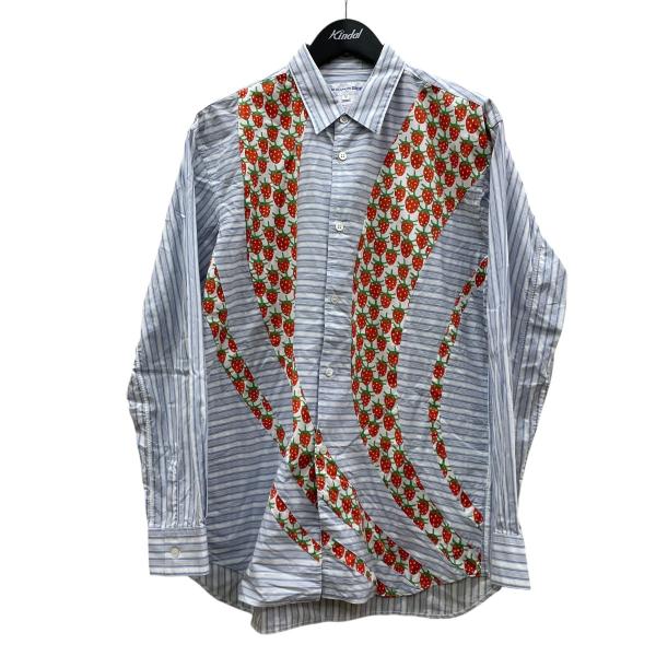 コムデギャルソンシャツ COMME des GARCONS SHIRT23SS Brett Westfall  ストロベリーストライプシャツ 長袖シャツ FK-B001【ランク】「中古品・比較的綺麗な商品」【詳細説明】コムデギャルソンシャツ...