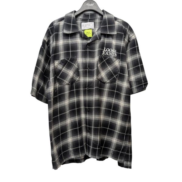 ルーズジョインツ×ラフ LOOSE JOINTS×Rafu【CHECK SHORT SLEEVE FLANNEL SHIRT】 チェック半袖シャツ【ランク】「中古品・比較的綺麗な商品」【詳細説明】ルーズジョインツ×ラフの【CHECK SHO...