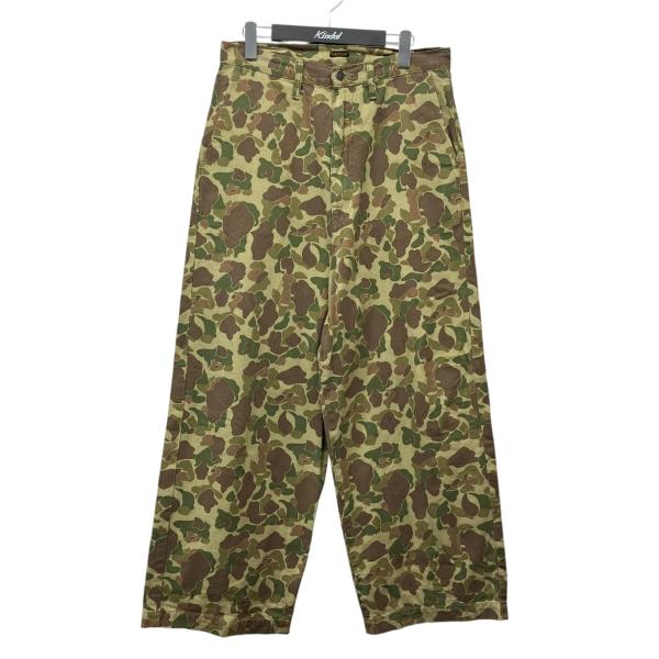 キャピタル KAPITALHunter Camo Herringbone Pants カモワイドパンツ EK-1770LP【ランク】「中古品・比較的綺麗な商品」【詳細説明】キャピタルのHunter Camo Herringbone Pant...