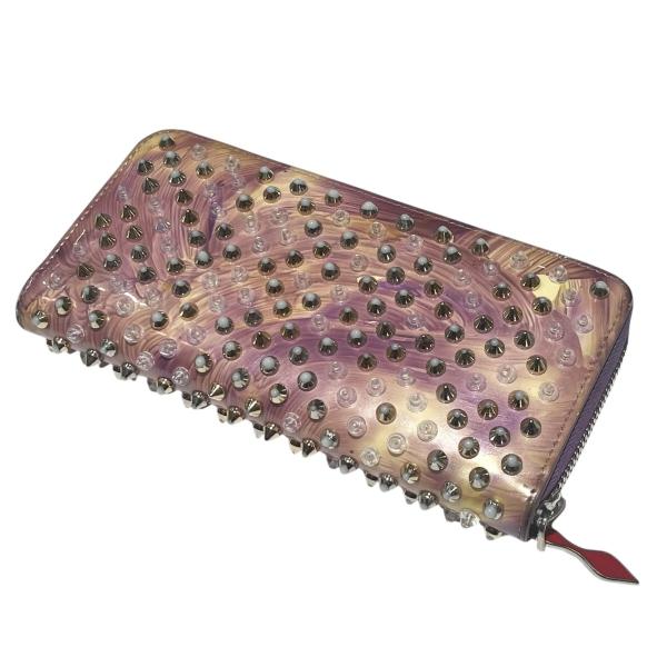 クリスチャンルブタン Christian LouboutinPANETTONE パネトーネ ラウンドファスナー スタッズ 長財布【ランク】「中古品・比較的綺麗な商品」【詳細説明】クリスチャンルブタンのPANETTONE パネトーネ ラウンド...