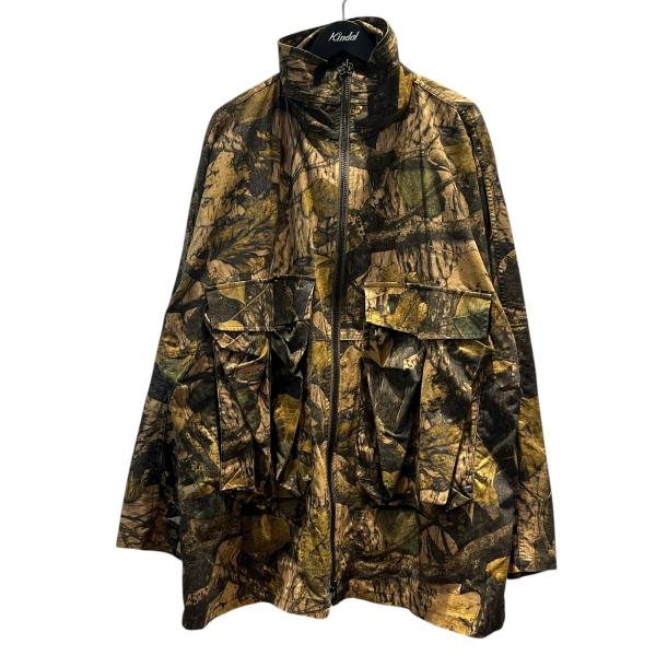 HUMISリアルツリー迷彩 オーバーコート【ランク】「中古品・汚れ、ダメージのある商品」【M/L/U】メンズ【詳細サイズ】着丈：約84ｃｍ裄丈：約94ｃｍ身幅：約66ｃｍ裾幅：約65ｃｍ【付属品】なし【ダメージ】少々着用感が感じられる他、右...