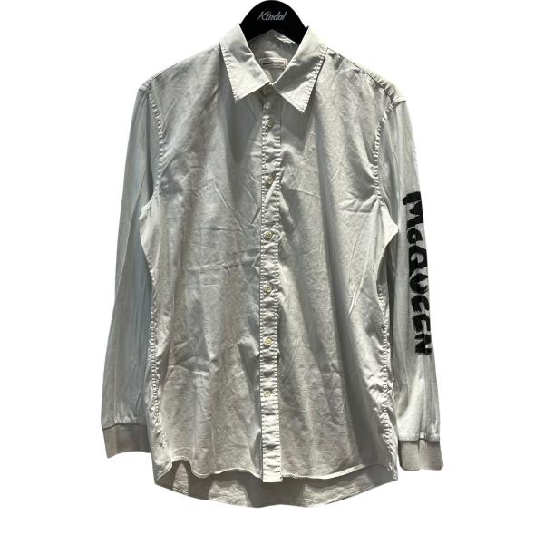 アレキサンダーマックイーン ALEXANDER McQUEENコクーンスリーブシャツ−オプティカルホワイト 661587QAAAY9000【ランク】「中古品・比較的綺麗な商品」【詳細説明】アレキサンダーマックイーンのコクーンスリーブシャツ−...