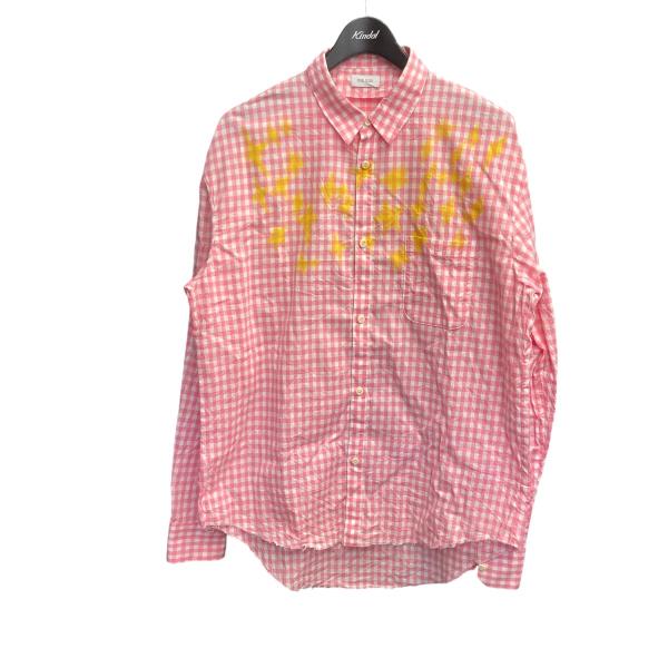 フィルム フィルド FILME FILLEDDistortion Collar Shirt ギンガムチェックシャツ A-FF2C4SH1【ランク】「中古品・比較的綺麗な商品」【詳細説明】フィルム フィルドのDistortion Collar...