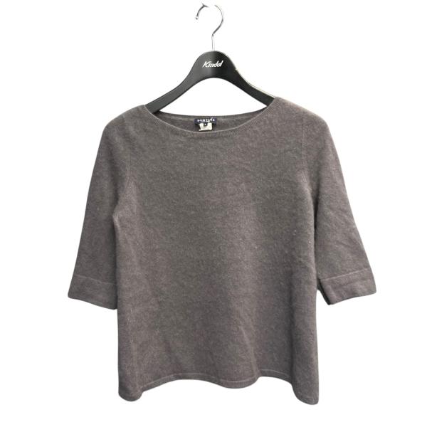デミリー DEMYLEEカシミヤ半袖ニット RN121696【ランク】「中古品・比較的綺麗な商品」【詳細説明】デミリーのカシミヤ半袖ニット RN121696です。【M/L/U】レディース【表記サイズ】S【詳細サイズ】着丈：約53ｃｍ肩幅：約...