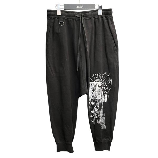 サイトヨウジヤマモト s’yte22AW ×BE@RBRICK ×Junji ITO TOMIE ASSASSINATION AND OLD UGLINESS SARROUEL RIB PANTS リブパンツ UV-T27-020【ランク】...