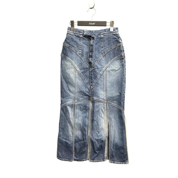 フェティコ FETICOWASHED SLIT DENIM SKIRT デニムスカート FTC234-0502【ランク】「中古品・比較的綺麗な商品」【詳細説明】フェティコのWASHED SLIT DENIM SKIRT デニムスカート FT...
