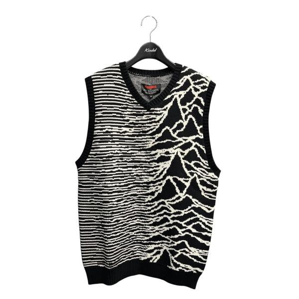 プレジャー PLEASURES×JOY DIVISION Interzone Sweater Vest ニットベスト P24JD003-BLACK【ランク】「中古品・比較的綺麗な商品」【詳細説明】プレジャーの×JOY DIVISION In...