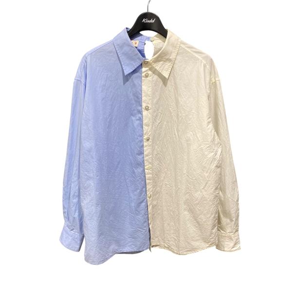 マルニ MARNIドッキングシャツ CAMA0546QD【ランク】「中古品・比較的綺麗な商品」【詳細説明】マルニのドッキングシャツ CAMA0546QDです。【M/L/U】メンズ【表記サイズ】38【詳細サイズ】着丈：約71ｃｍ肩幅：約51ｃ...