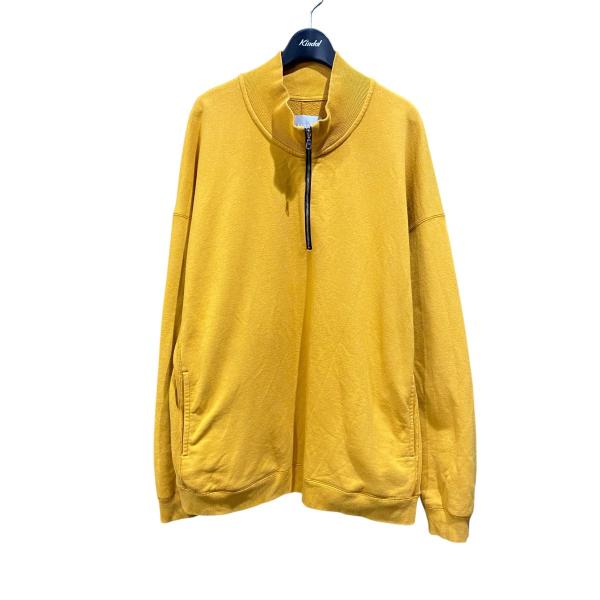CURLY＆Co．ハーフジップスウェット SHANKAR HALF ZIP【ランク】「中古品・比較的綺麗な商品」【M/L/U】メンズ【表記サイズ】F【詳細サイズ】着丈：約69ｃｍ肩幅：約65ｃｍ袖丈：約55ｃｍ身幅：約62ｃｍ裾幅：約56ｃ...