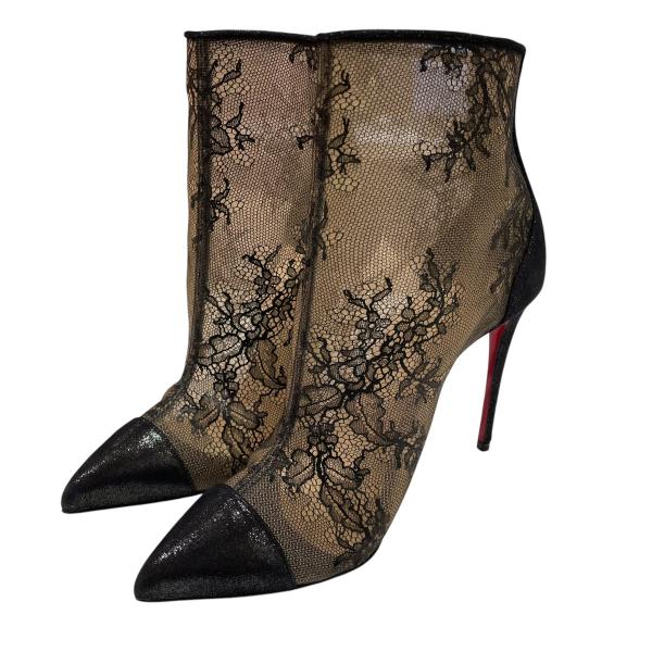 クリスチャンルブタン Christian LouboutinGIPSYBOOTIE SPC 100 S LAME RETE DENT LAQUE ヒールパンプス 318177【ランク】「中古品・比較的綺麗な商品」【詳細説明】クリスチャンルブ...