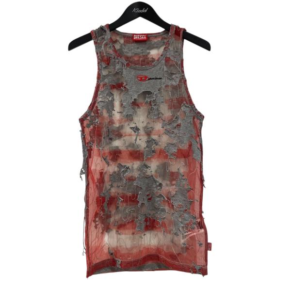 ディーゼル DIESELT-LIFTY-DEVOR-DD Damiano David JERSEY TOPS バーンアウト加工タンクトップ A17758【ランク】「中古品・比較的綺麗な商品」【詳細説明】ディーゼルのT-LIFTY-DEVOR...