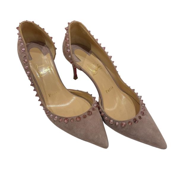クリスチャンルブタン Christian LouboutinIRISHELL 70 VEAU VELOURS パンプス 318083【ランク】「中古品・比較的綺麗な商品」【詳細説明】クリスチャンルブタンのIRISHELL 70 VEAU V...