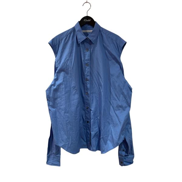 ジョンローレンスサリバン JOHN LAWRENCE SULLIVANブロードクロスハンギングスリーブシャツ 3C009-0223-30【ランク】「中古品・比較的綺麗な商品」【詳細説明】ジョンローレンスサリバンのブロードクロスハンギングスリ...