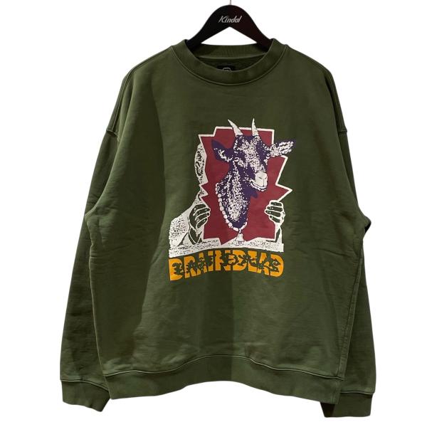 ブレインデッド BRAIN DEADスウェット【ランク】「中古品・比較的綺麗な商品」【詳細説明】ブレインデッドのスウェットです。【M/L/U】メンズ【表記サイズ】L【詳細サイズ】着丈：約68ｃｍ肩幅：約63ｃｍ袖丈：約61ｃｍ身幅：約66ｃ...