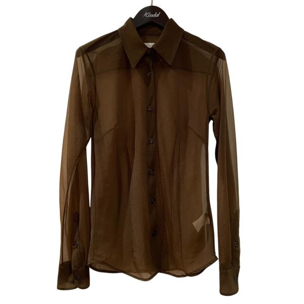 ドリスヴァンノッテン DRIES VAN NOTENシアーシャツ【ランク】「中古品・比較的綺麗な商品」【詳細説明】ドリスヴァンノッテンのシアーシャツです。【M/L/U】レディース【表記サイズ】S【詳細サイズ】着丈：約69ｃｍ肩幅：約39ｃｍ...