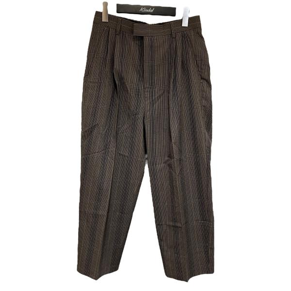 シーオール SEEALL23AW 2 TUCK PANTS チェックパンツ SAU33 PT182【ランク】「中古品・比較的綺麗な商品」【詳細説明】シーオールの23AW 2 TUCK PANTS チェックパンツ SAU33 PT182です。...