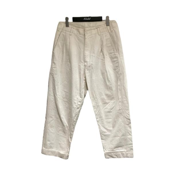 ベルナールザンス BERNARD ZINSコットンヘリンボーン 2プリーツ バギーパンツ 21-23-0687-727【ランク】「中古品・比較的綺麗な商品」【詳細説明】ベルナールザンスのコットンヘリンボーン 2プリーツ バギーパンツ 21-...