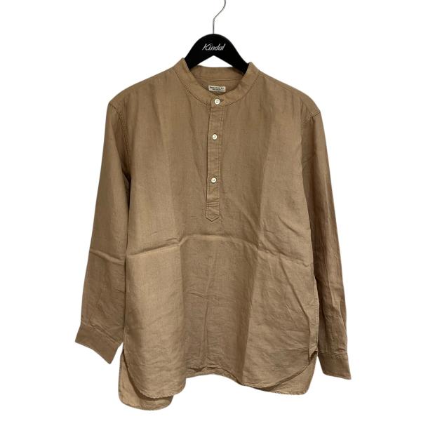 フィグベルメイクス PHIGVEL MAKERSLINEN PULLOVER SHIRT バンドカラーシャツ PMAJ-LS04【ランク】「中古品・比較的綺麗な商品」【詳細説明】フィグベルメイクスのLINEN PULLOVER SHIRT ...