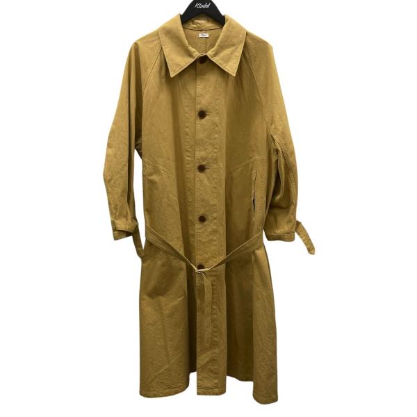 ダル Dhalステンカラーコート【ランク】「中古品・比較的綺麗な商品」【詳細説明】ダルのステンカラーコートです。【M/L/U】レディース【表記サイズ】不明【詳細サイズ】着丈：約119ｃｍ裄丈：約81ｃｍ身幅：約72ｃｍ裾幅：約87ｃｍ【付属...