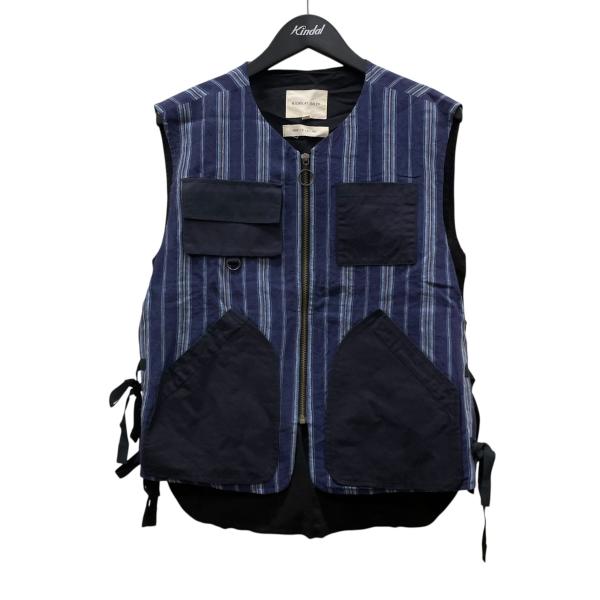 ニコラスデイリー NICHOLAS DALEYベスト【ランク】「中古品・比較的綺麗な商品」【詳細説明】ニコラスデイリーのベストです。【M/L/U】メンズ【表記サイズ】38【詳細サイズ】着丈：約65ｃｍ肩幅：約43ｃｍ身幅：約53ｃｍ裾幅：約...