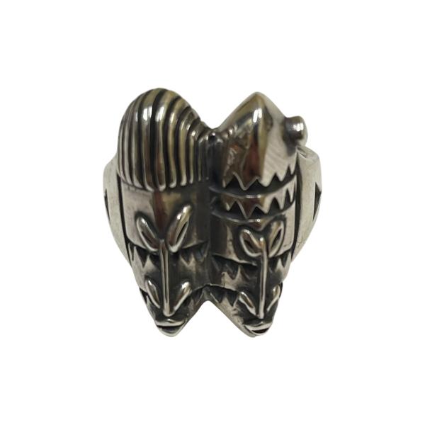 ラムロフ Lamrof×shitabamaDogon Double Face Ring シルバーリング【ランク】「中古品・比較的綺麗な商品」【詳細説明】ラムロフのDogon Double Face Ring シルバーリングです。【M/L/U...