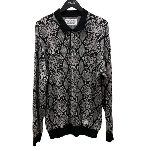 ワコマリア WACKO MARIAPYTHON KNIT POLO SHIRT 長袖ニットポロシャツ【ランク】「中古品・比較的綺麗な商品」【詳細説明】ワコマリアのPYTHON KNIT POLO SHIRT 長袖ニットポロシャツです。【M/...